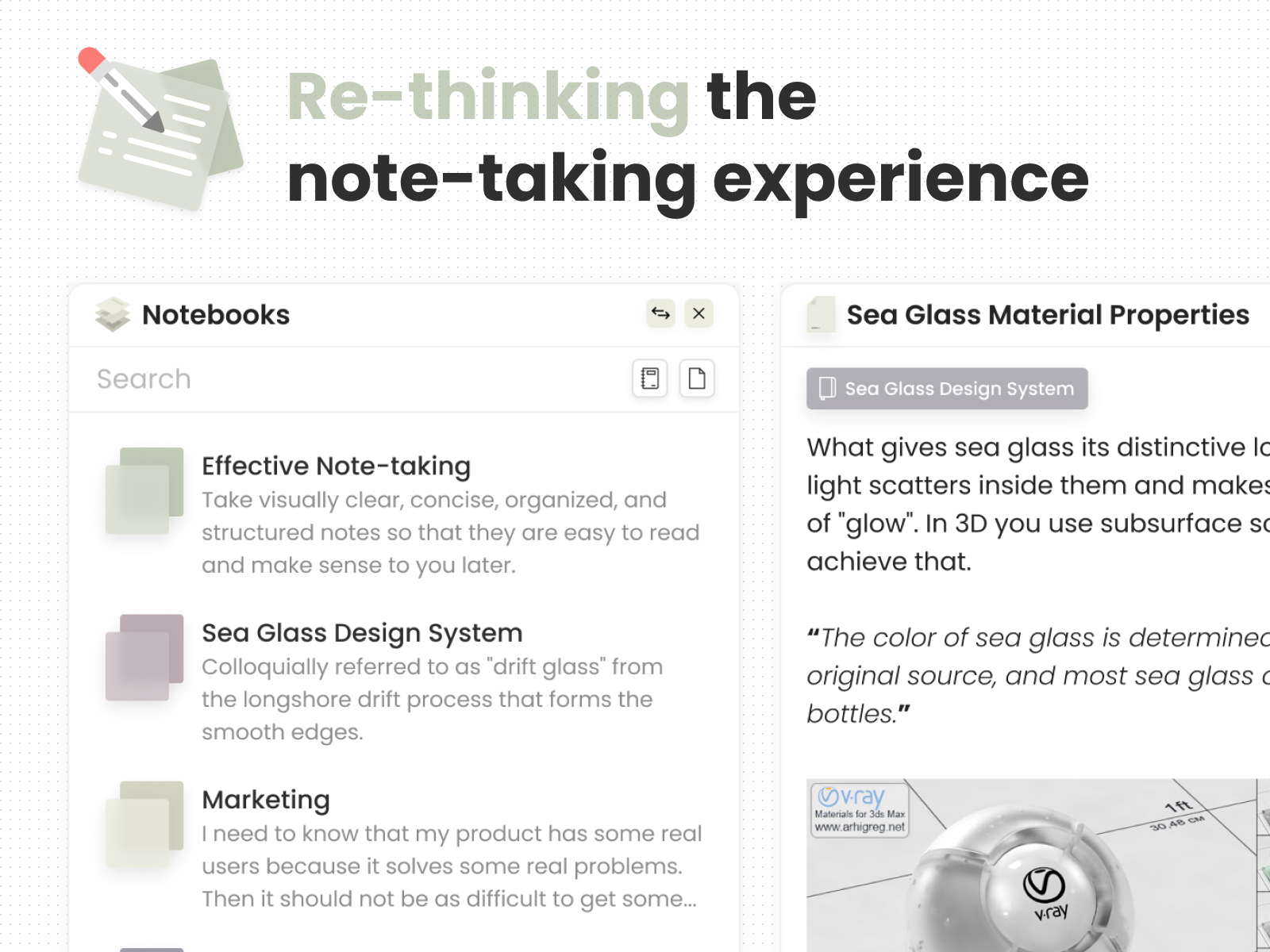 Re-thinking note-taking by Fabian Kiprop on Dribbble