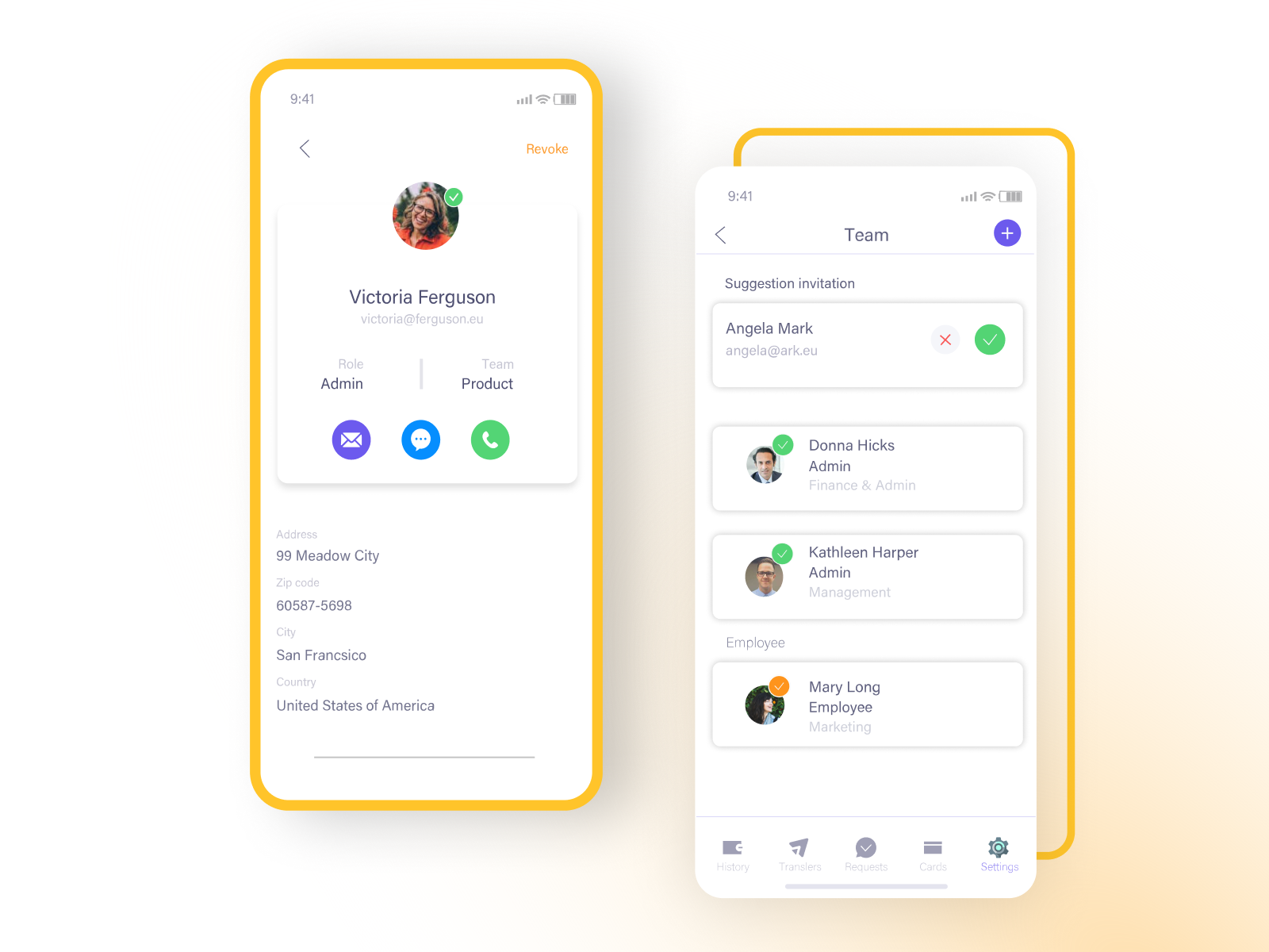 Team APP Design by Editor Design Studio on Dribbble