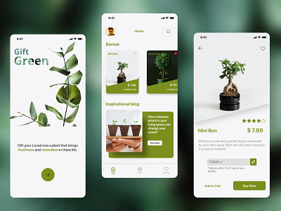 Plant Gifting App by Sagar Mahato for HQ on Dribbble