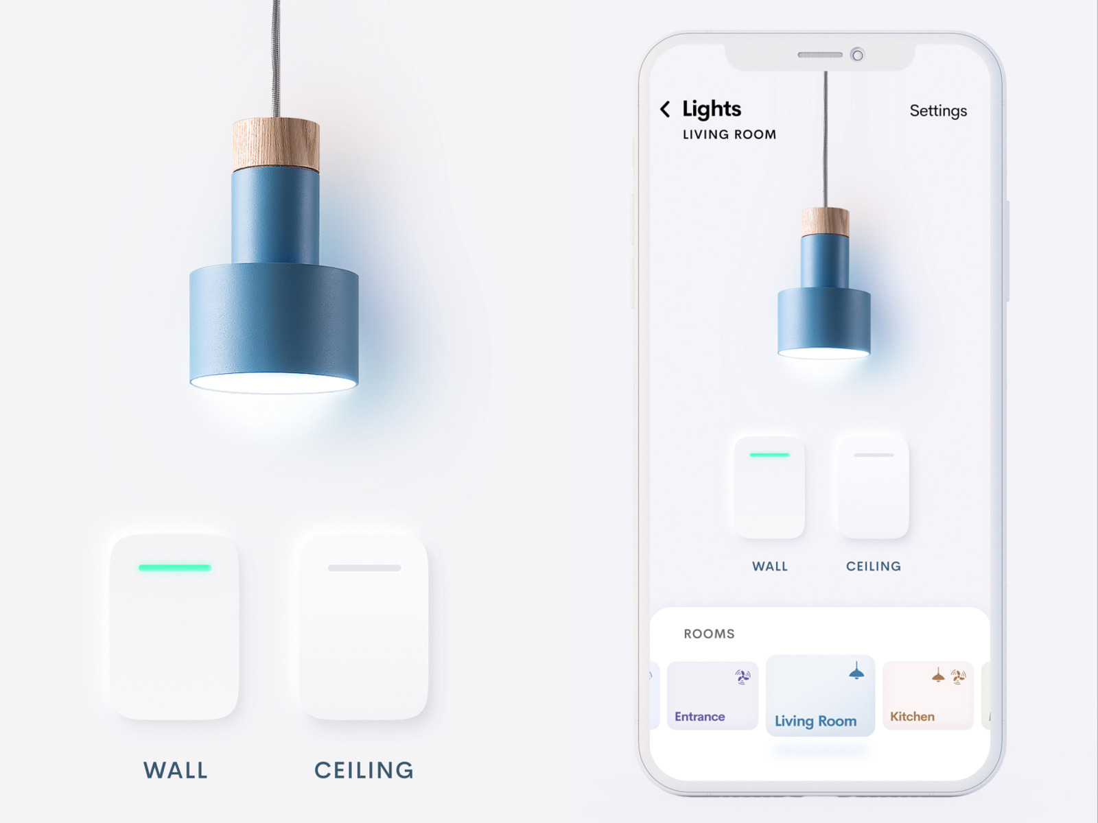 Smart Home App - Lights by repael on Dribbble