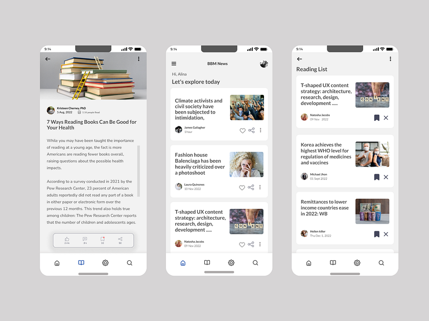 Blog App designs, themes, templates and downloadable graphic elements ...
