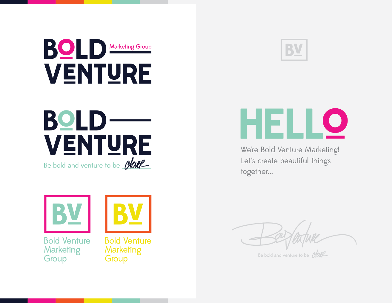Bold Venture Logo by Lynae Hilton on Dribbble