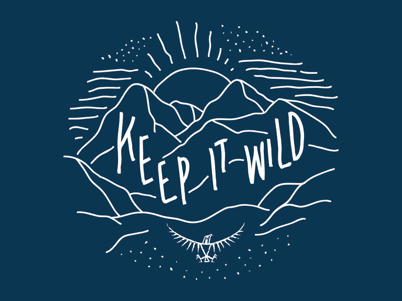 Keep it Wild by Mika Parajon on Dribbble
