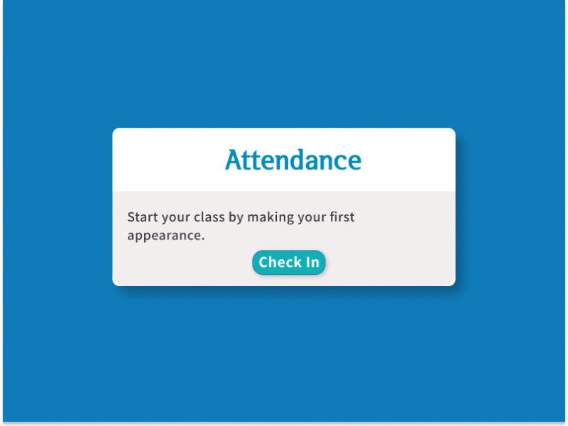 Attendance Check In by Abhishek Kumar on Dribbble