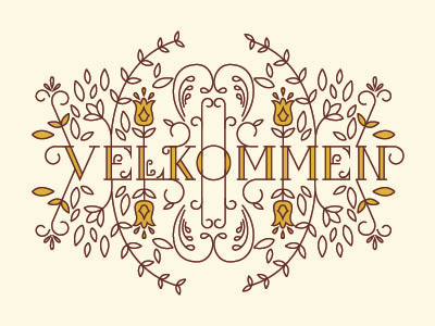 Velkommen by Mary Meccage on Dribbble