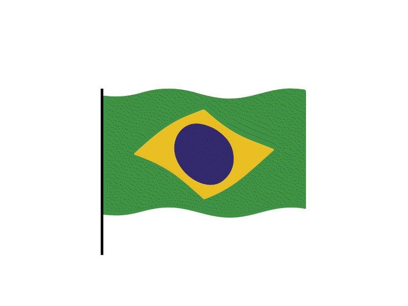 Brazil Flag Waving Gif at Nora Clark blog