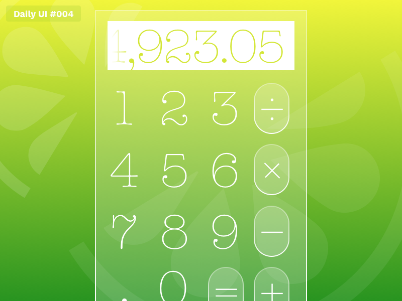 Daily UI #04: Calculator by Emily E. Ellis on Dribbble Daily UI #04: Calculator by Emily E. Ellis on Dribbble