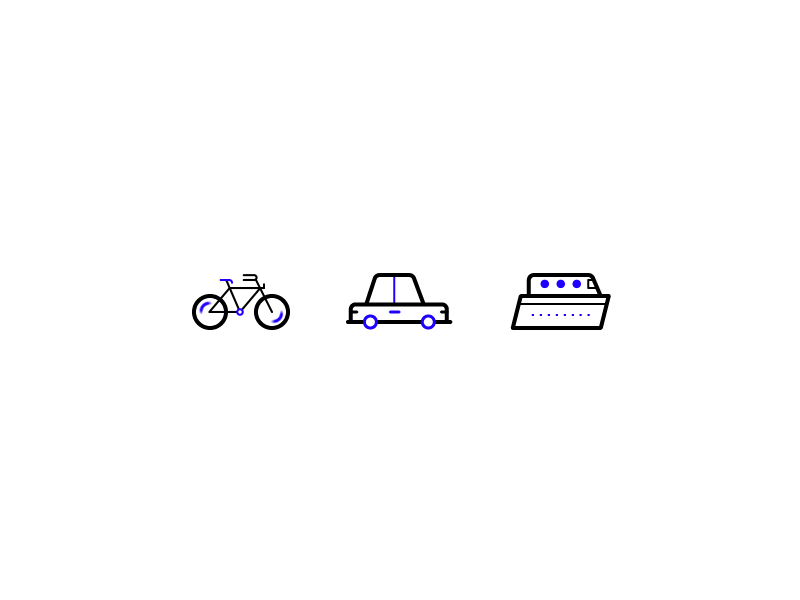 Transportation icons by Mohamed_works on Dribbble
