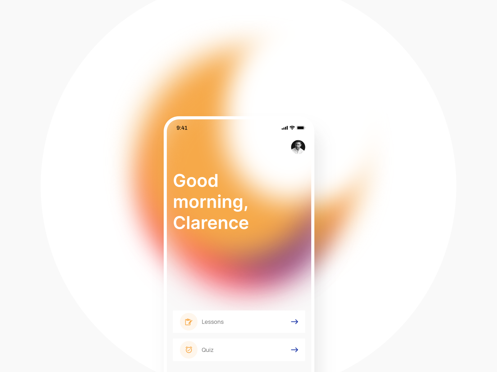 Home Screen Language Learning Mobile Application by Asad Akbar on Dribbble