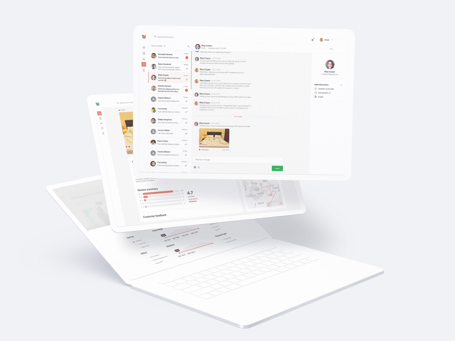 Hop Web App Dashboard by Asad Akbar on Dribbble