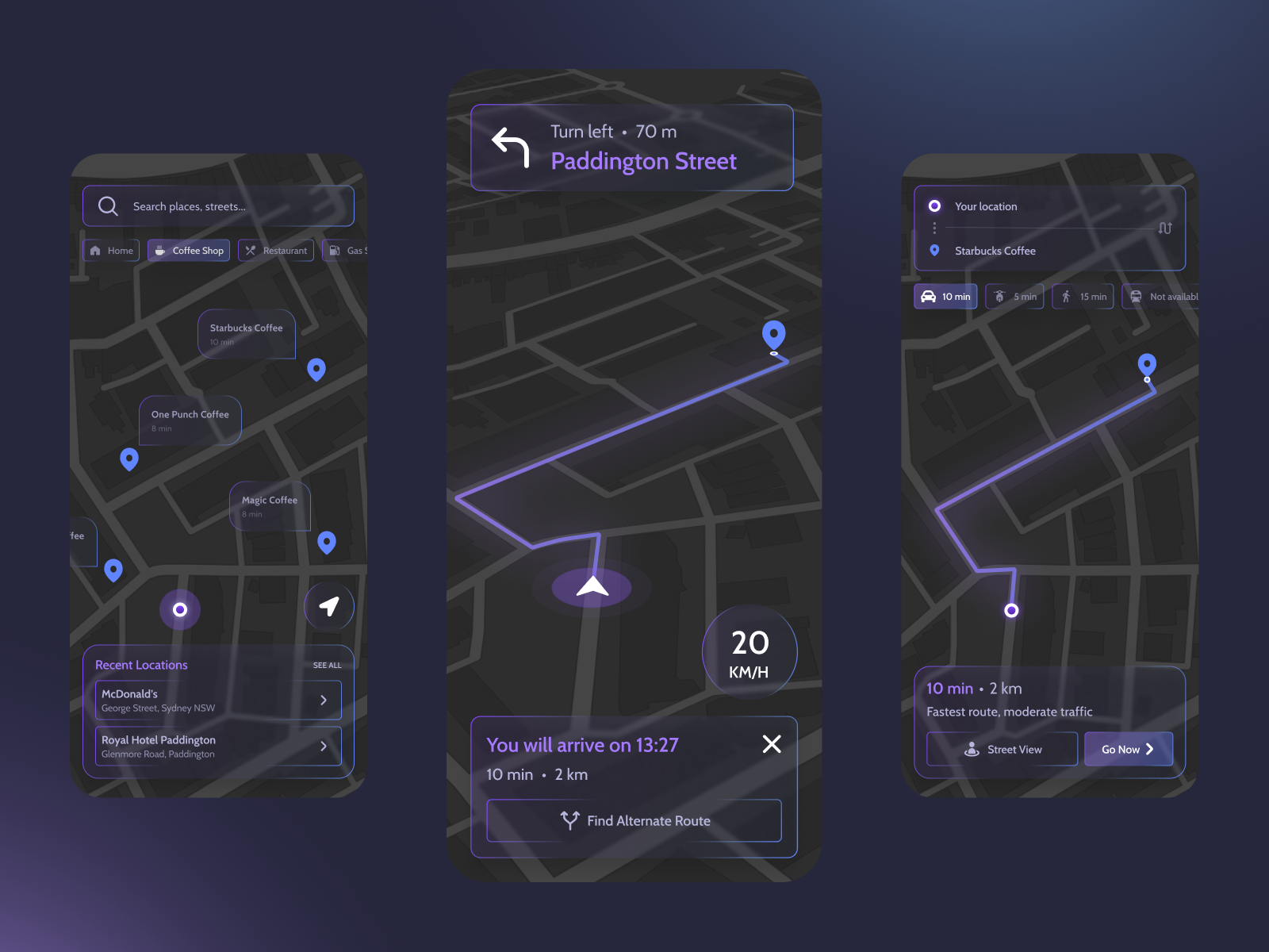 Navigation / Maps App by Arvin Aradhana on Dribbble