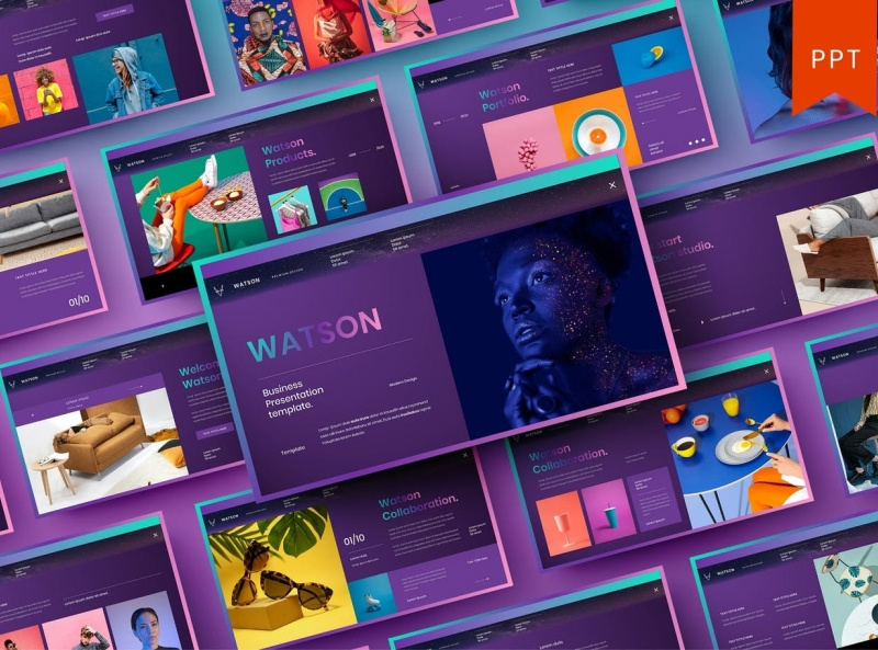 Watson Multipurpose Template by Presently Creative on Dribbble