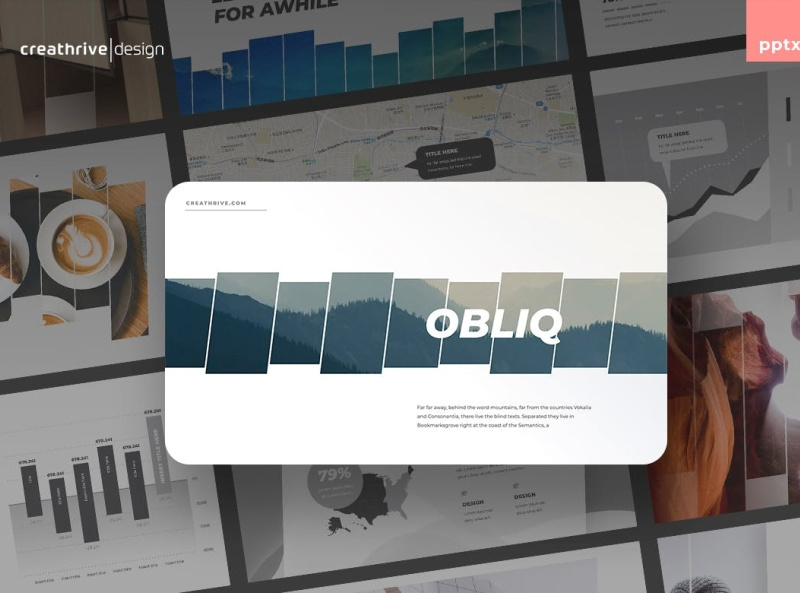 Obliq Multipurpose Template by MyTemplates on Dribbble