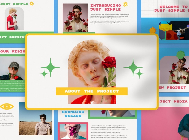 Just Simple - Presentation Template by Presently Creative on Dribbble