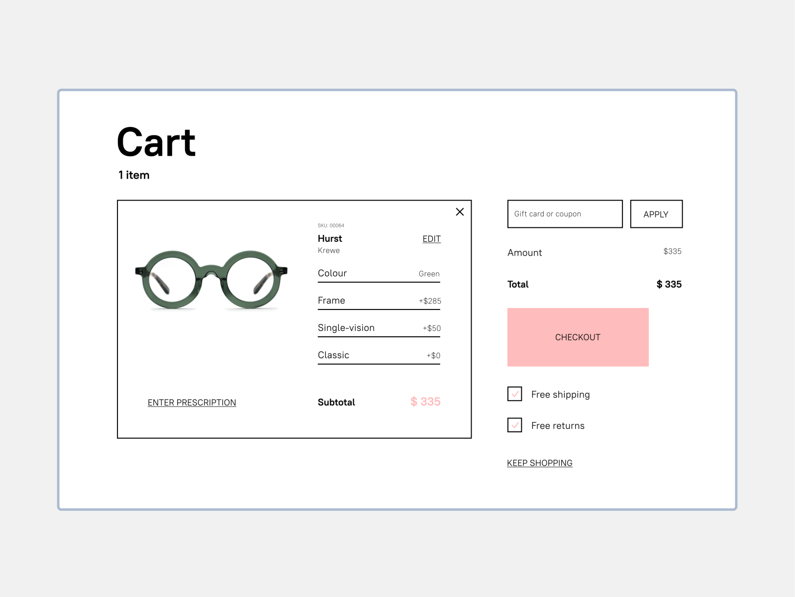 E-commerce cart design concept by Margarita on Dribbble