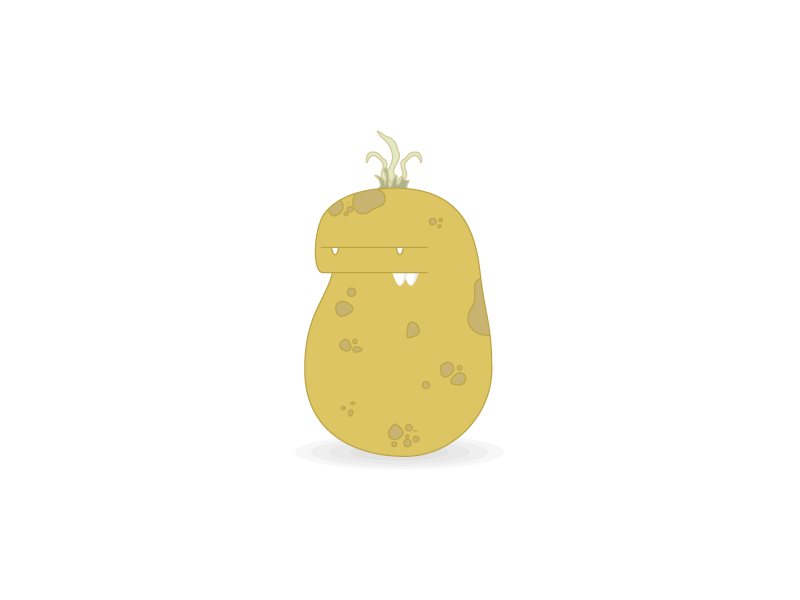 Angry Potato by mononelo on Dribbble