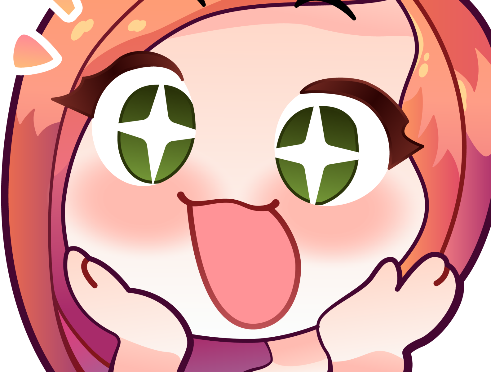 Cute chibi emoticons by Evgen on Dribbble