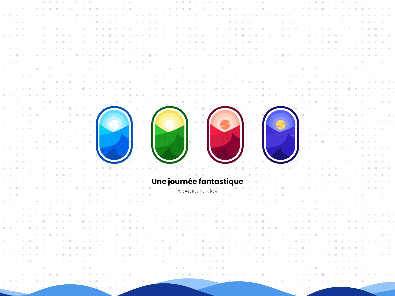 A Beautiful Day by Sourav Mondal on Dribbble