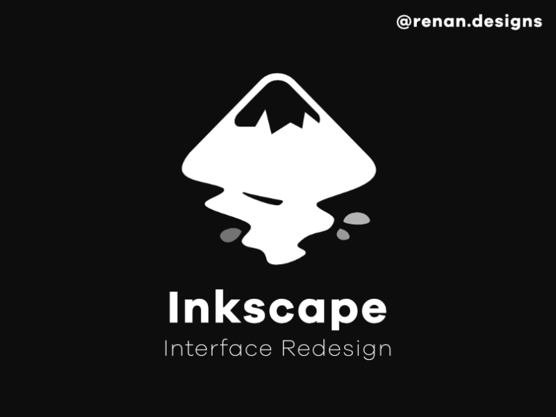 Inkscape - Interface Redesign by Renan Mayrinck on Dribbble
