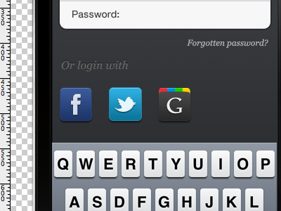 Login Buttons by Ed Lea on Dribbble