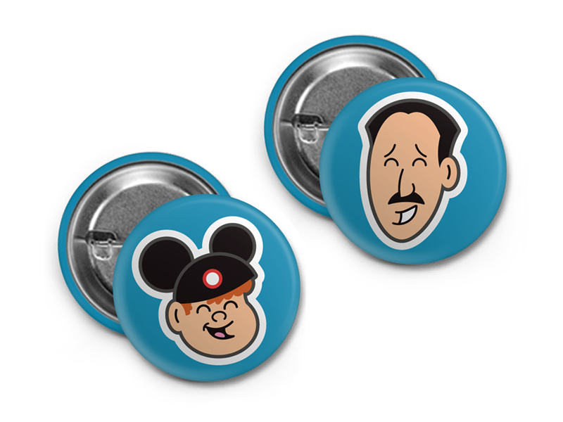 Disney Buttons by Eddie Fieg Studio on Dribbble