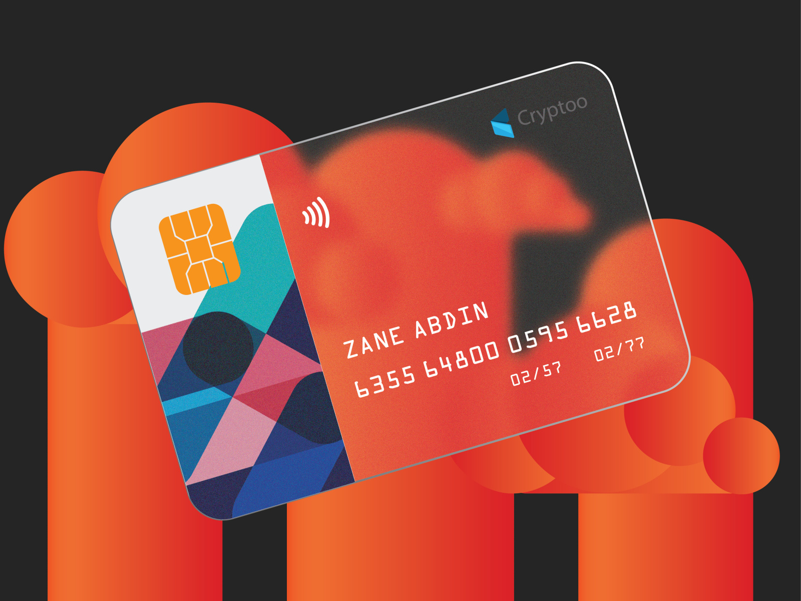 Cryptoo Card by zane abdin on Dribbble