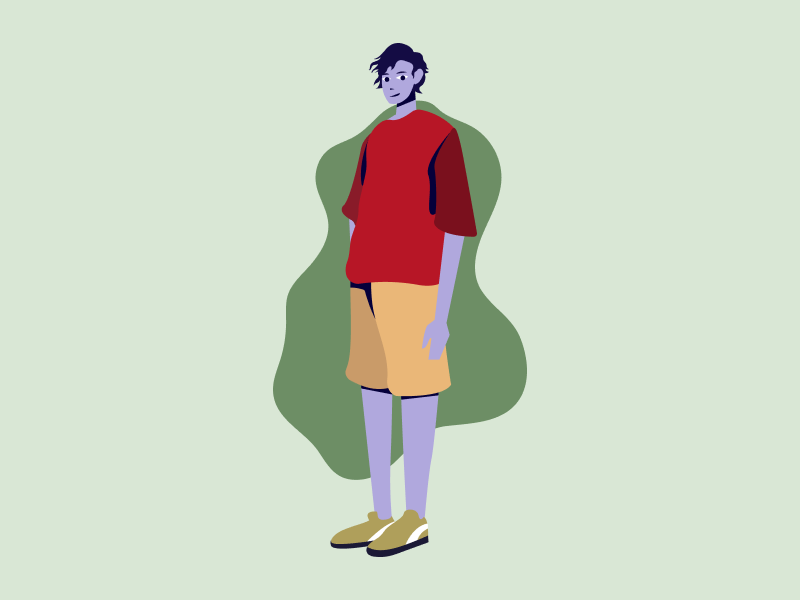 Flat Character Illustration by Al Banna on Dribbble