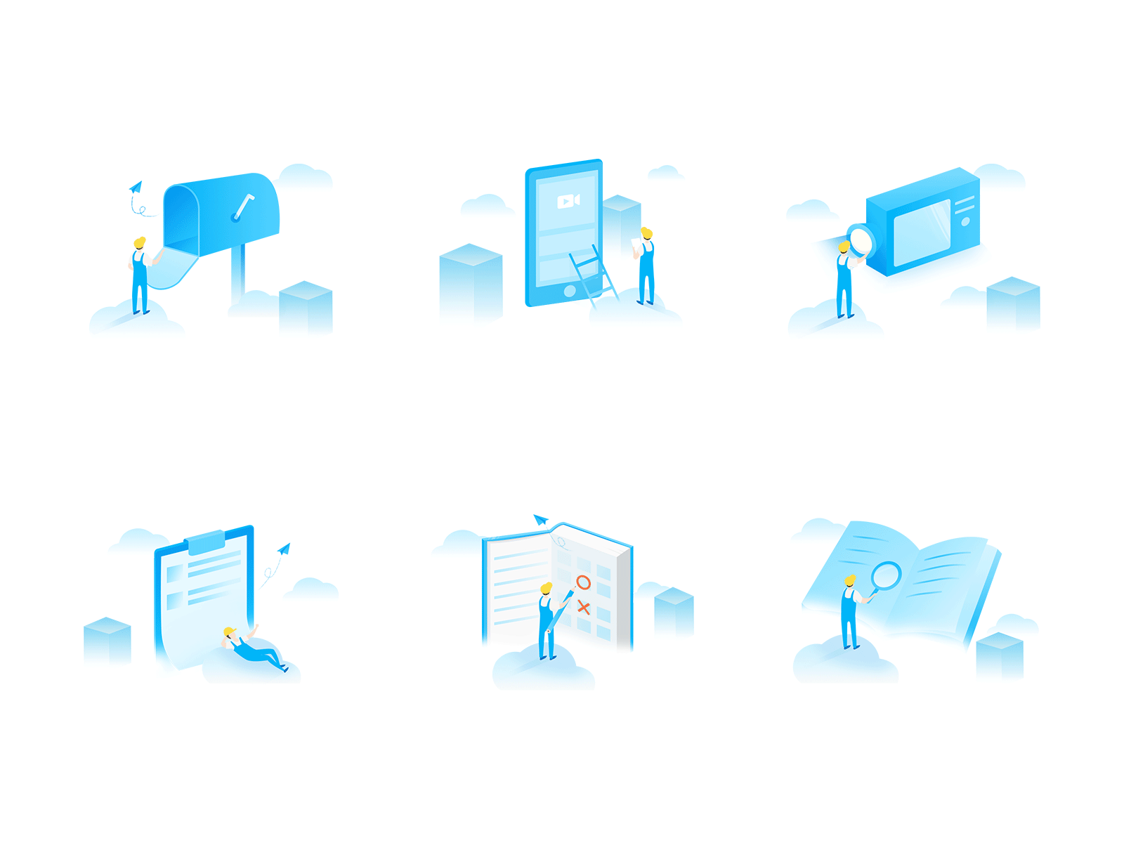 Blank page by Missdoujiang on Dribbble