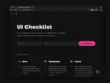 Shift Nudge – UI Checklist by MDS on Dribbble