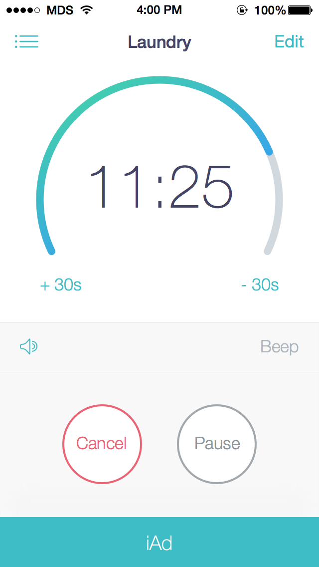 Dribbble - Timer_Detail_-_Running_(mint).png by MDS