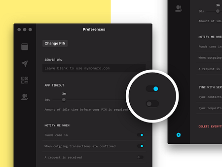 Browse thousands of UI Settings images for design inspiration | Dribbble