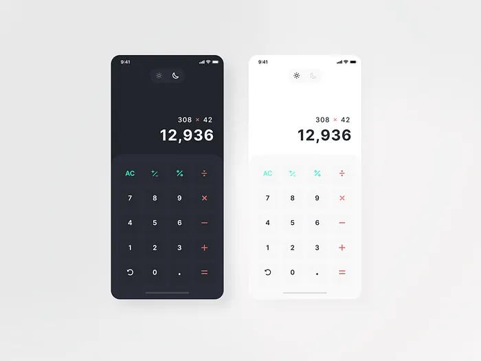 Calculator UI designs, themes, templates and downloadable graphic ...