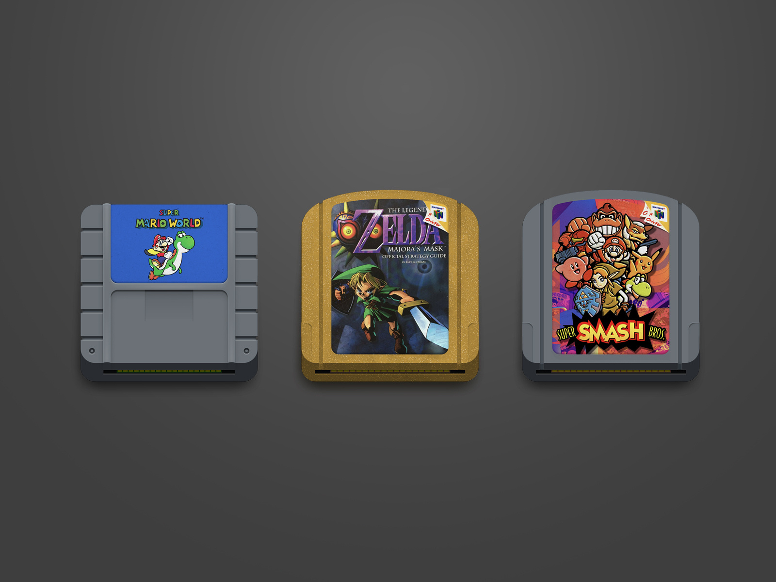 Nintendo Cartridges by Pedro Durigan on Dribbble
