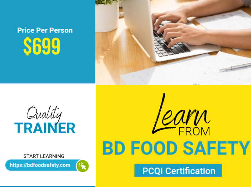 Online PCQI Certification Course by BD Food Safety Consultant LLC on ...