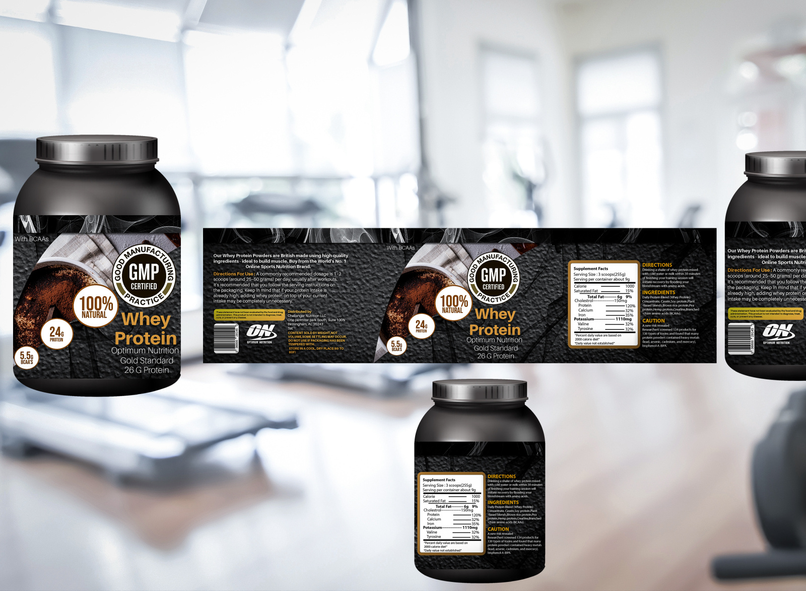 Gym Label by Sanampreet Kaur on Dribbble