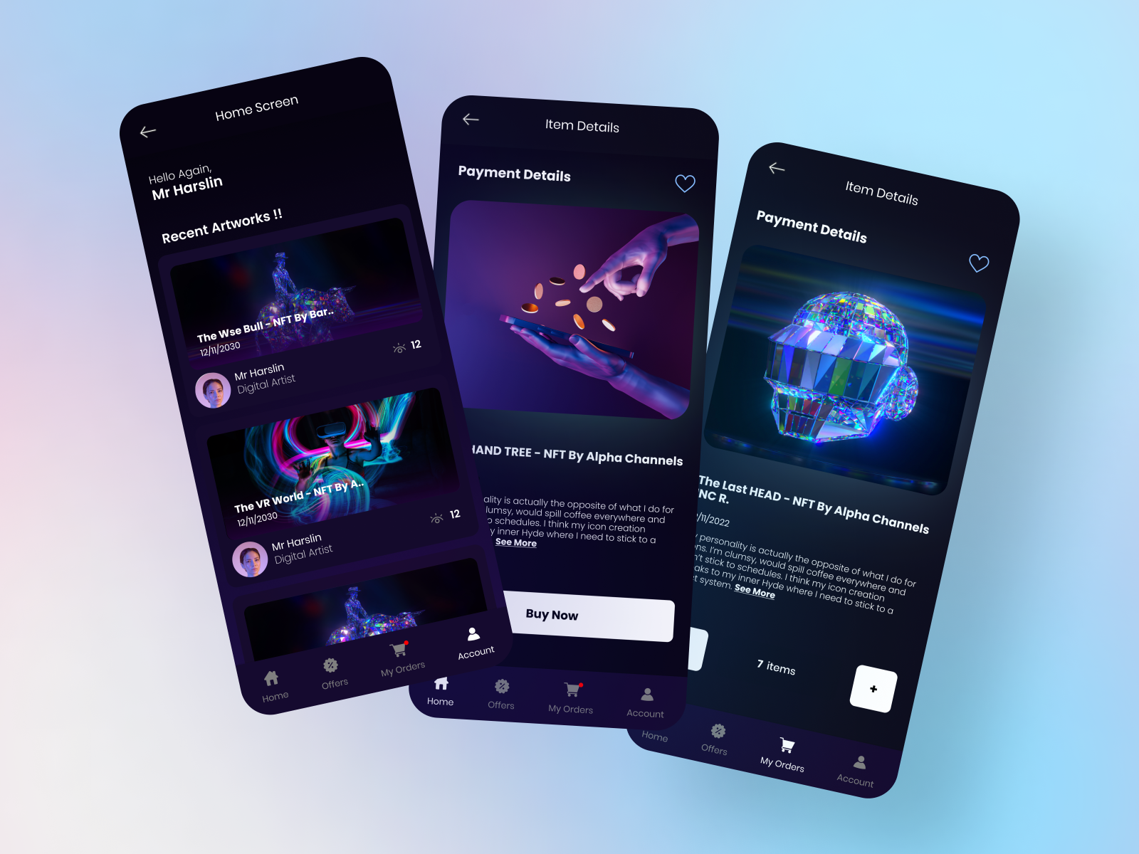 NFT App Design by Khaled Hasan on Dribbble