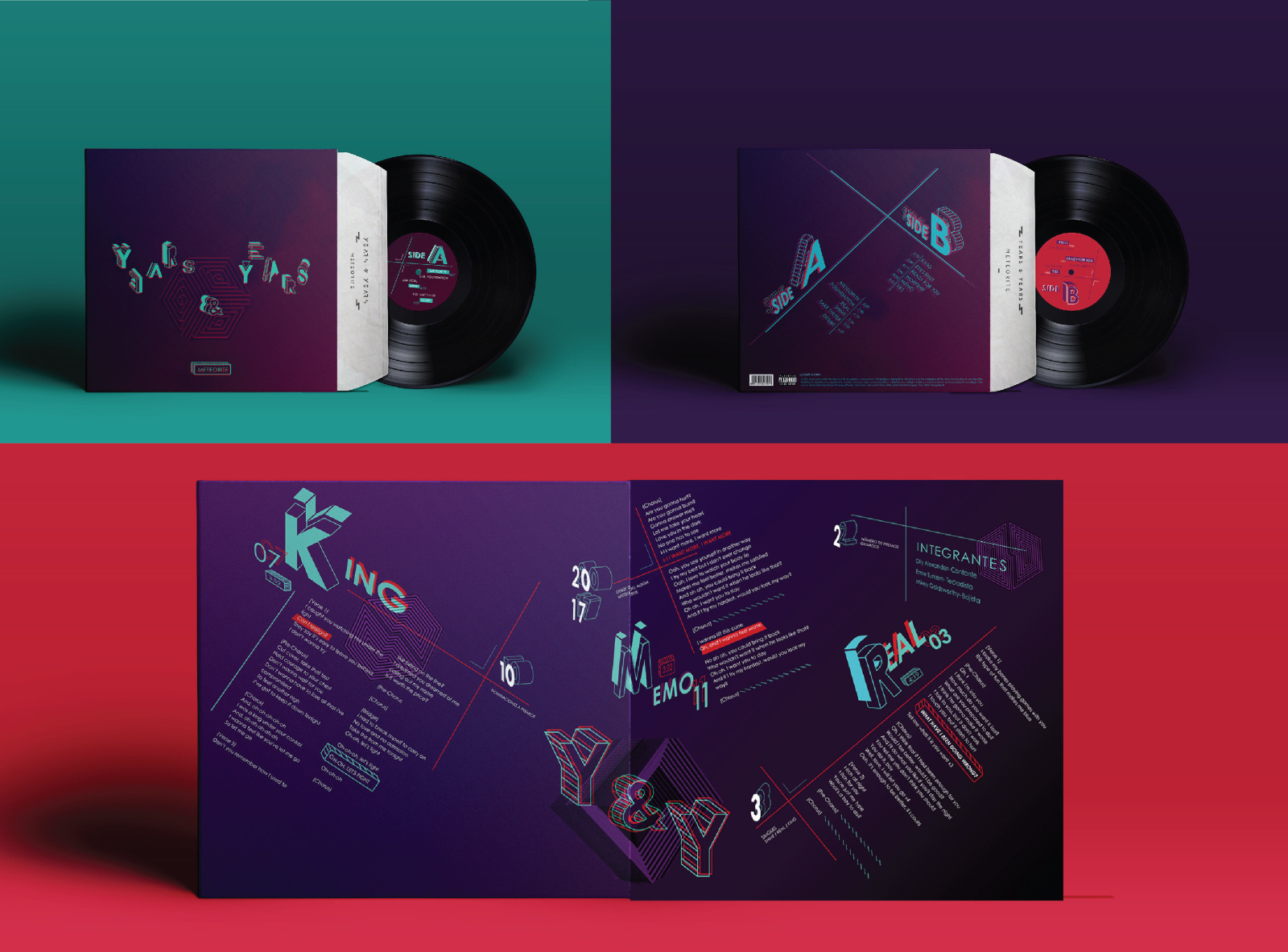 Vinyl cover design by Priscila ferreyra on Dribbble