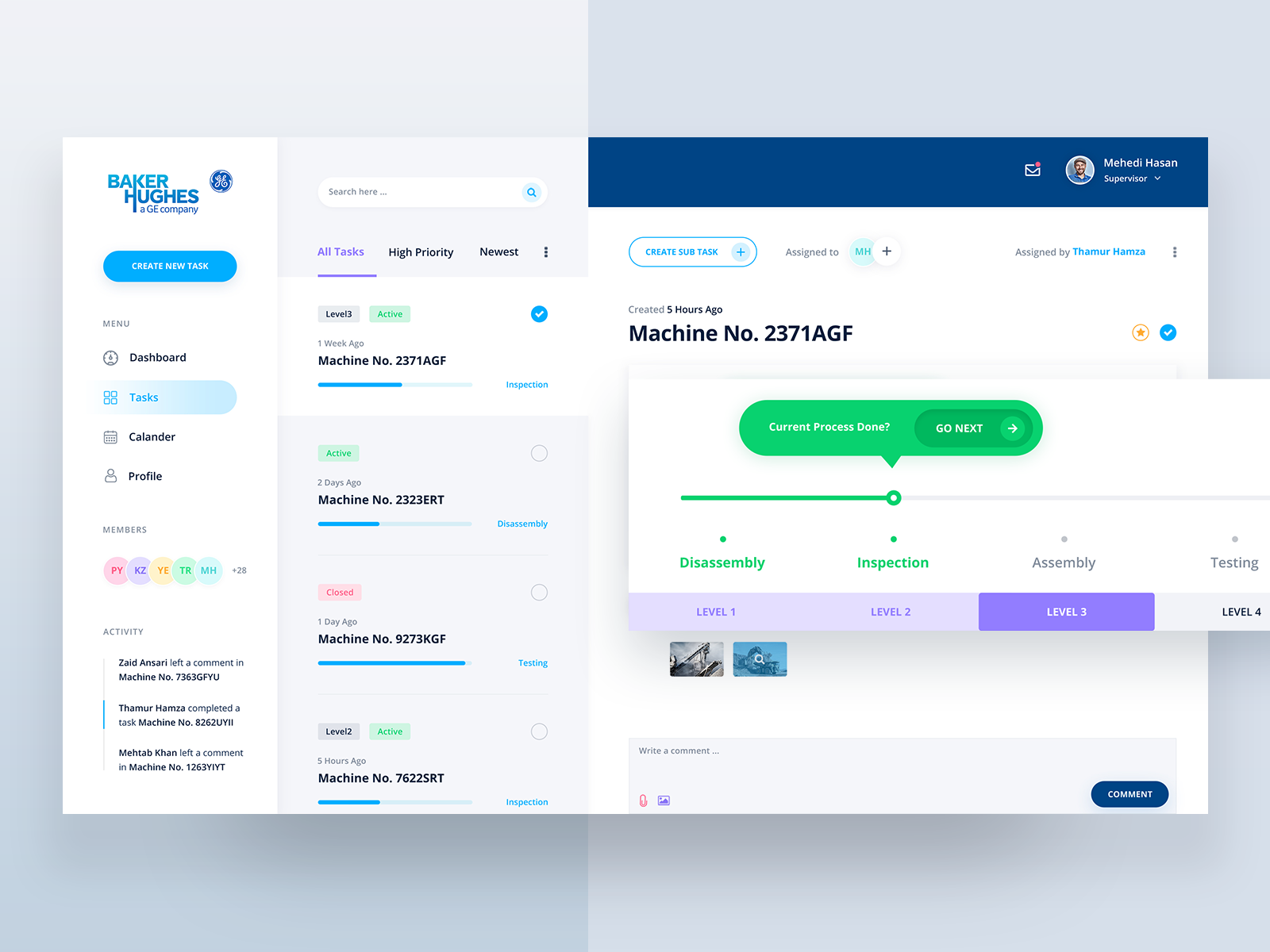 Dashboard - Task Management System by Mehedi Hasan on Dribbble