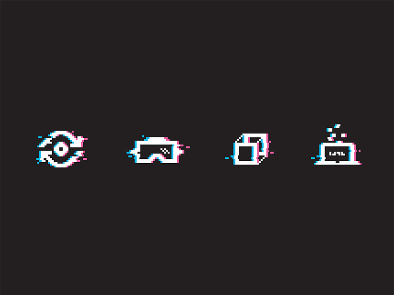 glitch icons by Valarie Mason on Dribbble
