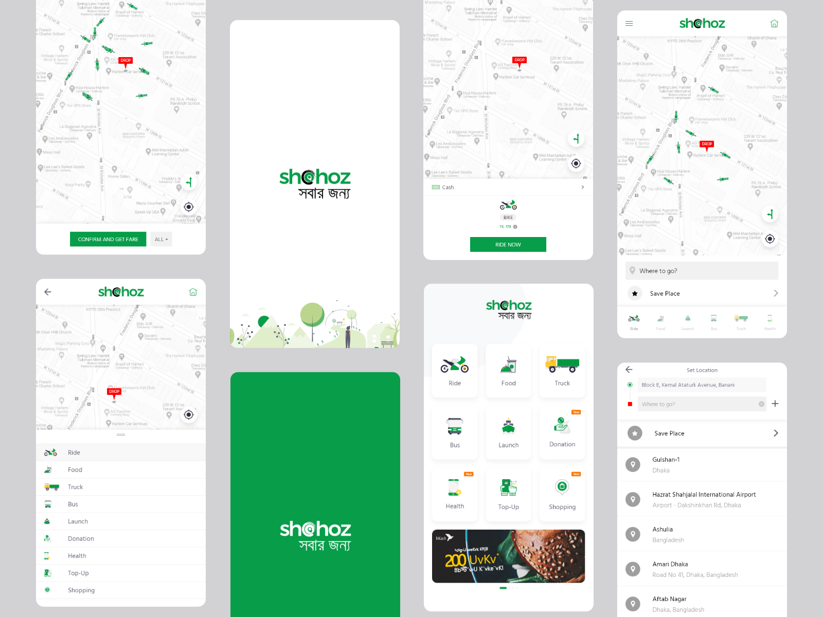 Shohoz Rideshare App by Moin Khan ⭐ on Dribbble