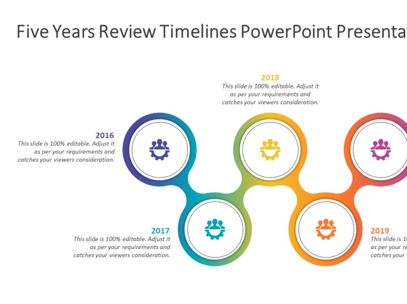 Five Years Review Timelines PowerPoint Presentation Slide by Kridha ...