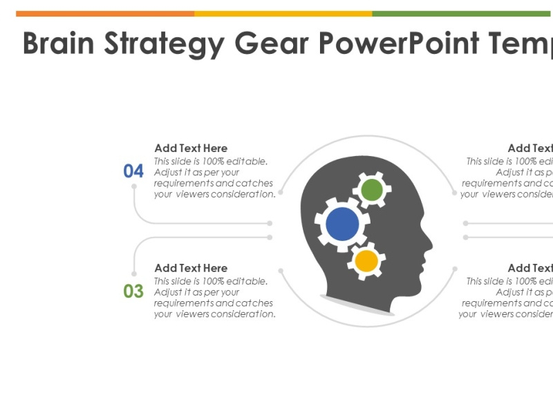 Brain Strategy Gears PowerPoint Template by Kridha Graphics on Dribbble
