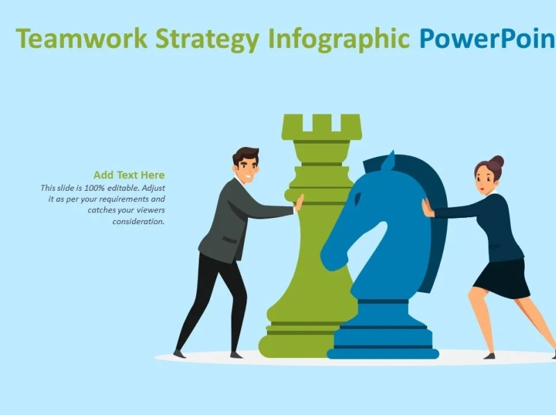 Teamwork Strategy Infographic PowerPoint Template by Kridha Graphics on ...