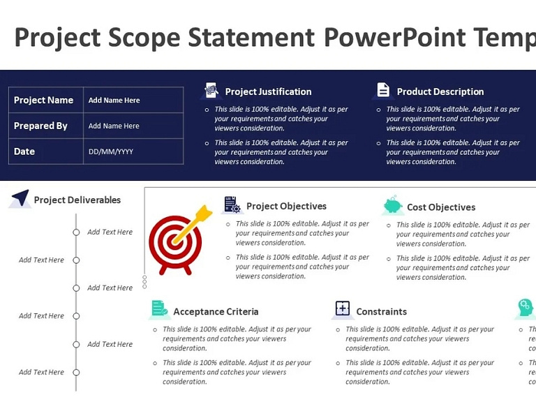 Project Scope Statement PowerPoint Template by Kridha Graphics on Dribbble