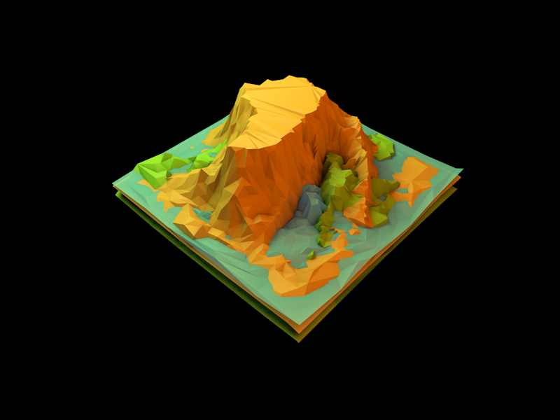 Low Poly by 张 可樂 on Dribbble