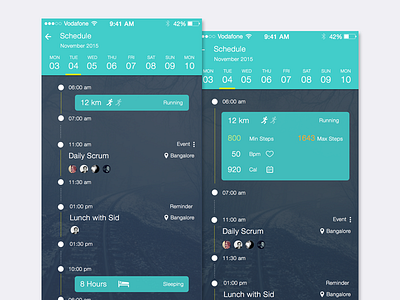 Smart Watch - Fitness app by Denys Nevozhai on Dribbble