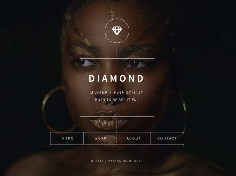 Diamond | Website by Dunja Sljivic on Dribbble
