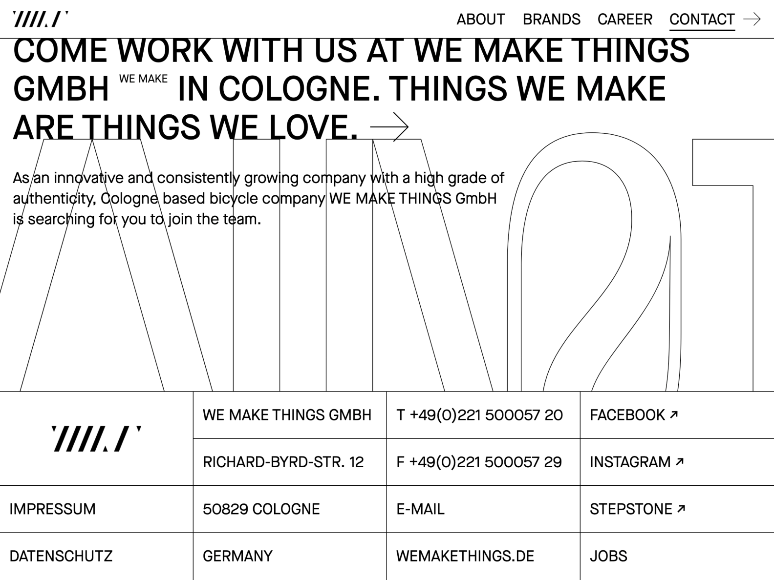 WE MAKE THINGS by Jonas Pelzer on Dribbble