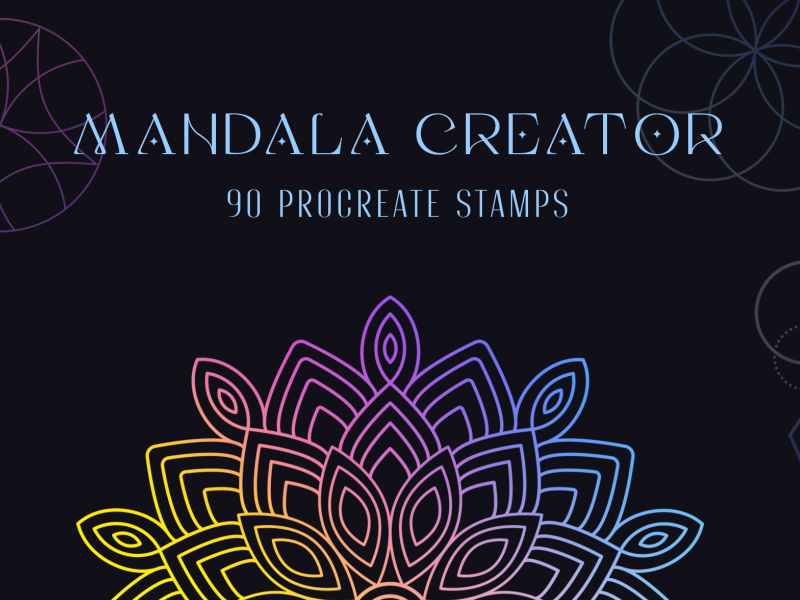 Procreate Mandala Creator by Julia Right on Dribbble