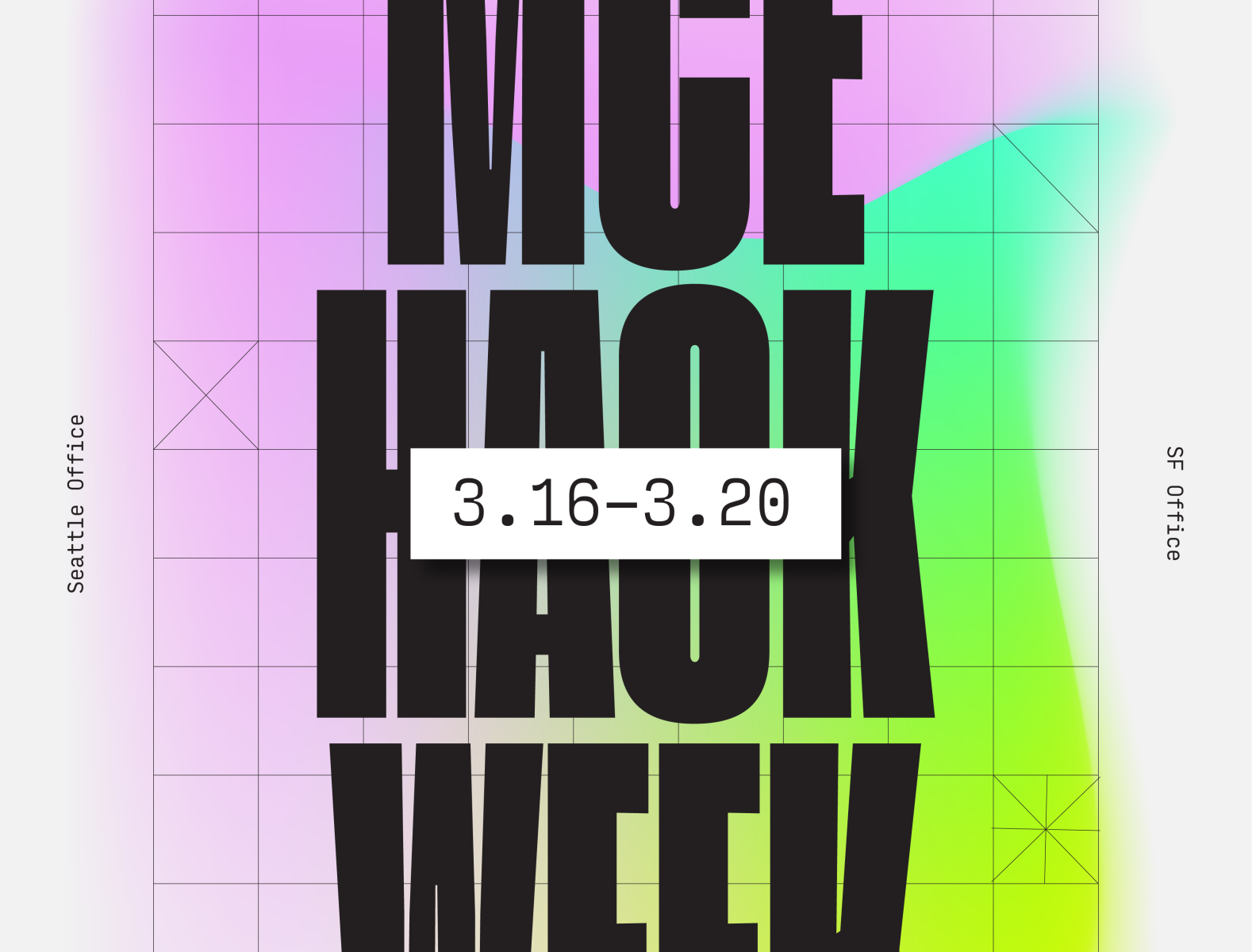 MCE hackathon Poster by Mercedes Bazan on Dribbble